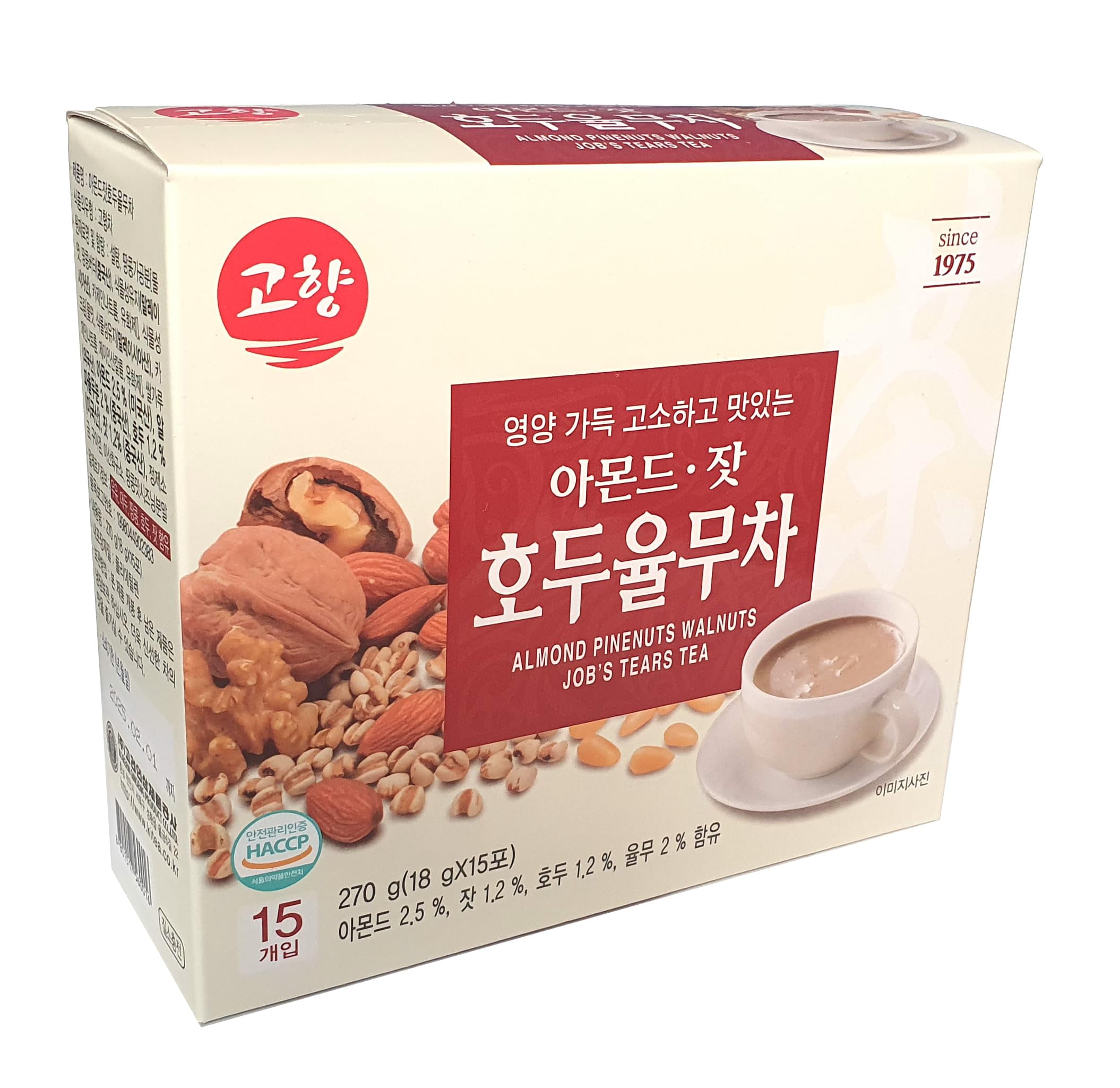 Mincecook Korean Almond Pine nut Walnut Adlay Tea Powder Meal ...