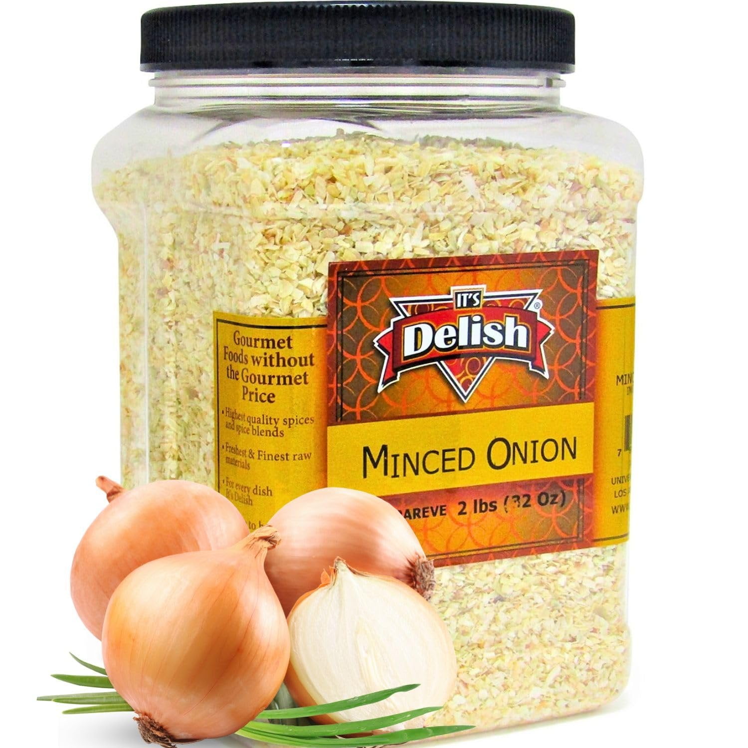 Its Delish Minced Onion, 2 lbs 32 Oz, No Preservatives, No Artificial ...