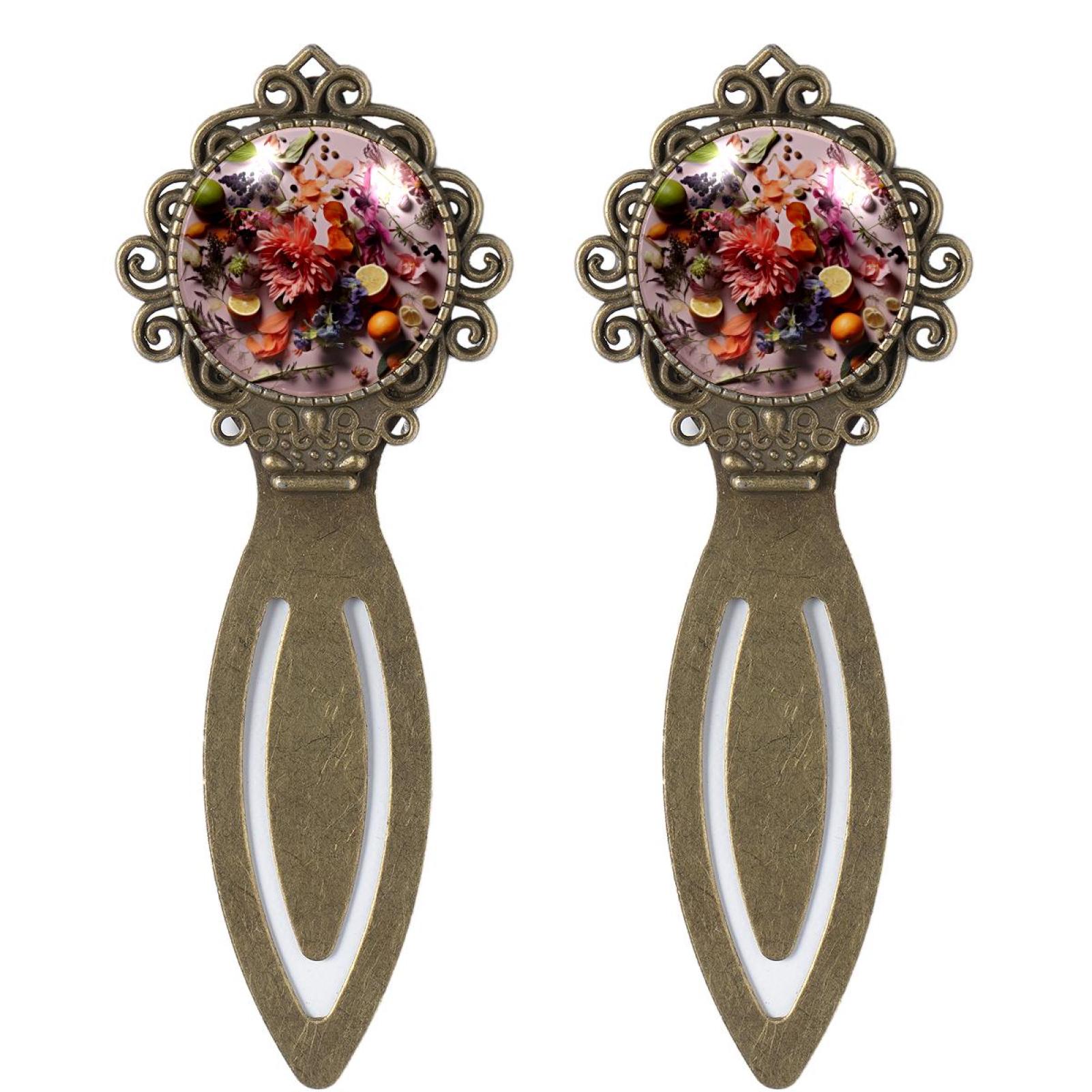 Minced flower Elegant Vintage Copper Lace Bookmarks - Set of 2 ...