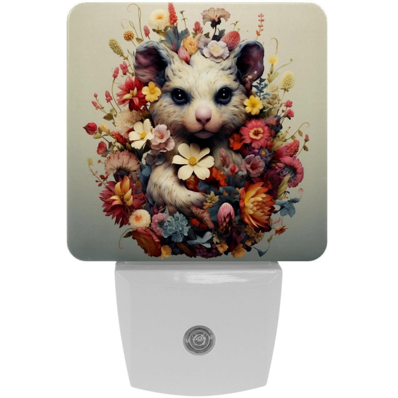 Minced flower LED Square Night Lights - Bedside Lighting Solution for a ...