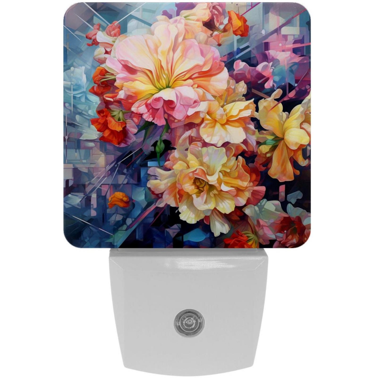 Minced flower LED Square Night Lights - Elegant and Energy Efficient ...