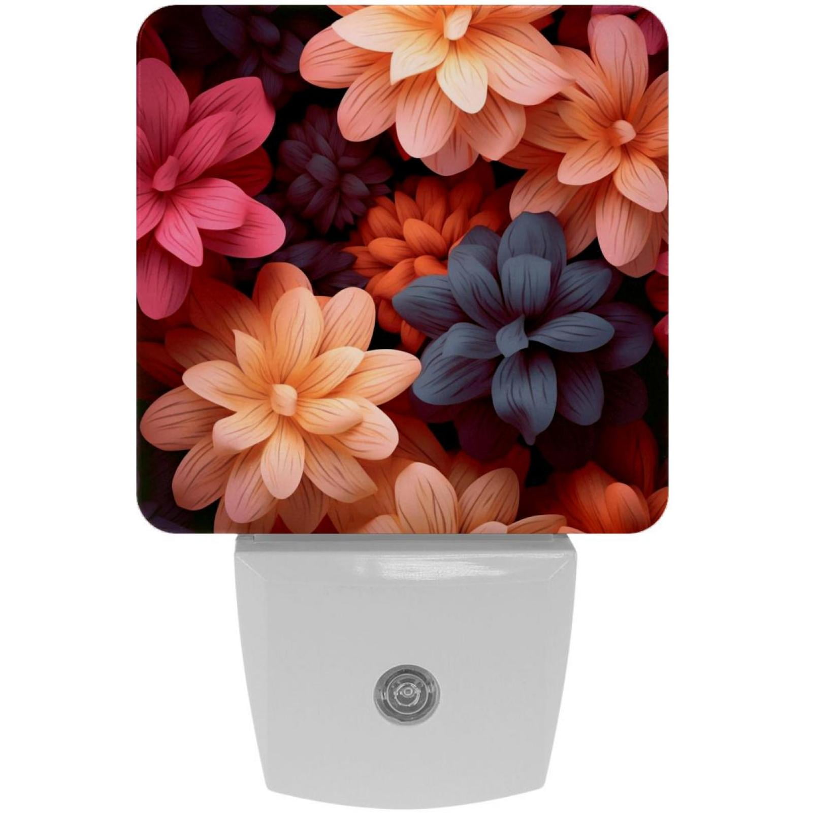 Minced flower LED Square Night Lights- Modern and Energy Efficient ...