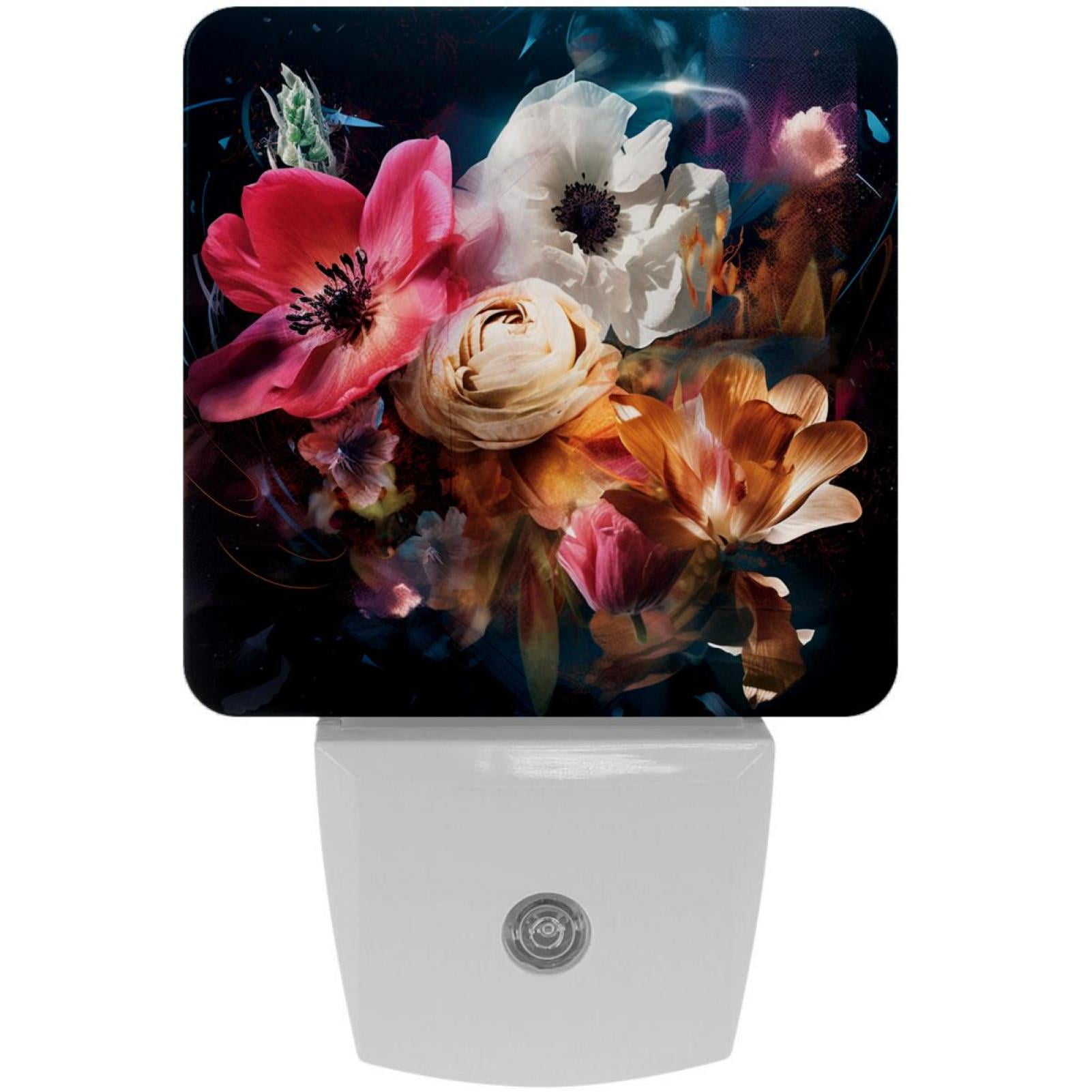 Minced flower LED Square Night Lights - Modern and Versatile Plug-in ...