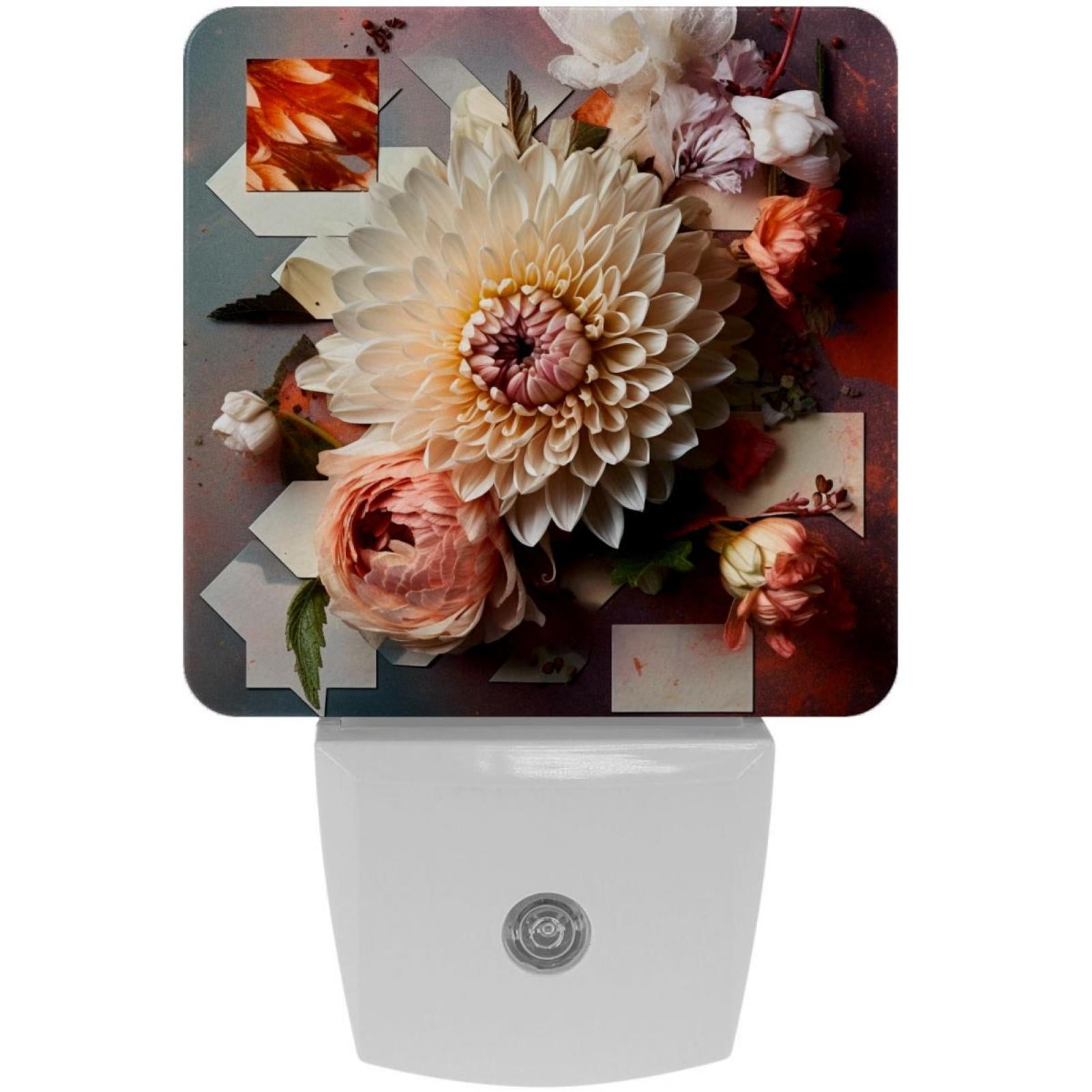Minced flower LED Square Night Lights - Portable and Stylish for ...