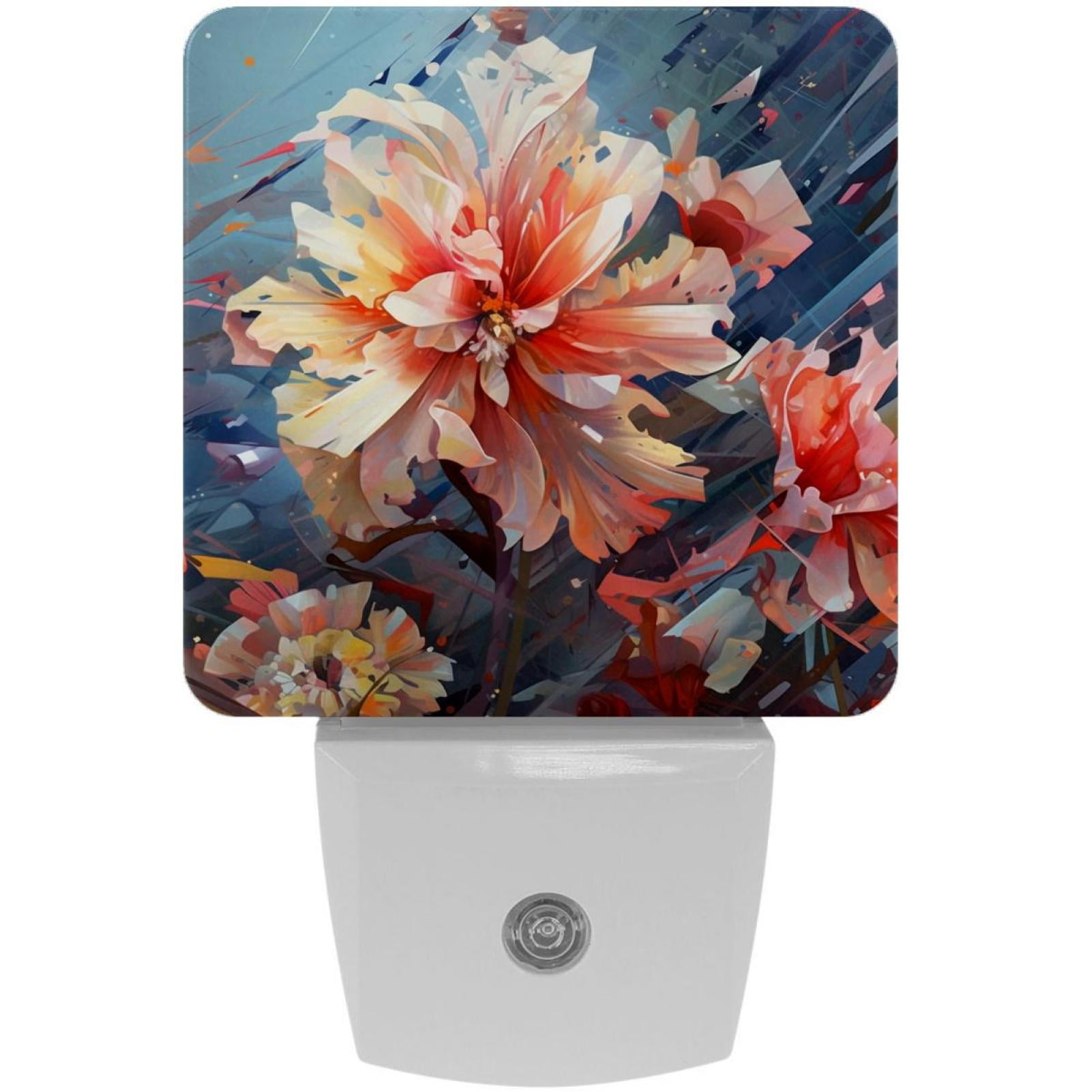 Minced flower LED Square Night Lights - Portable and Stylish for ...