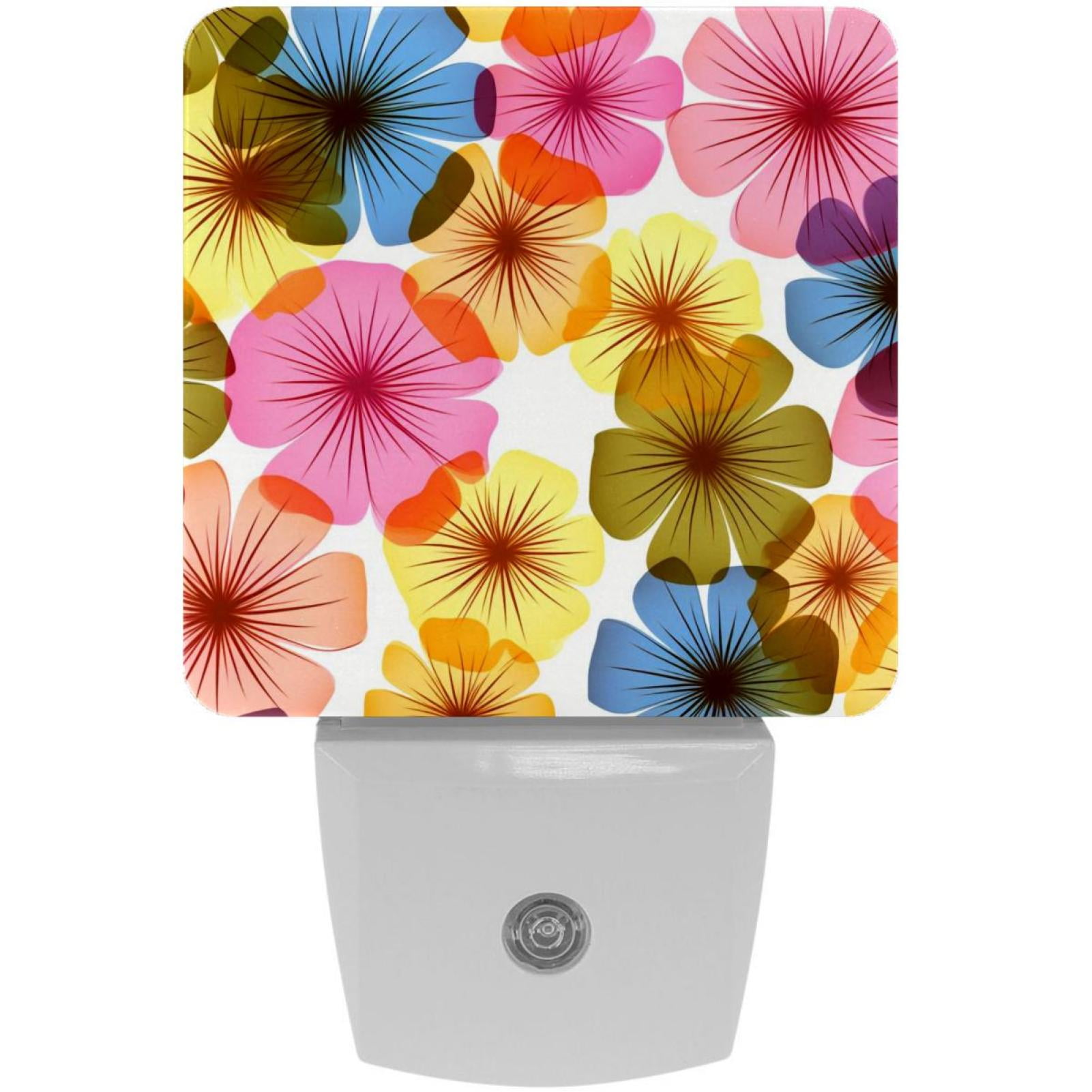 Minced flower Square LED Night Lights - Small, Portable Lighting for ...