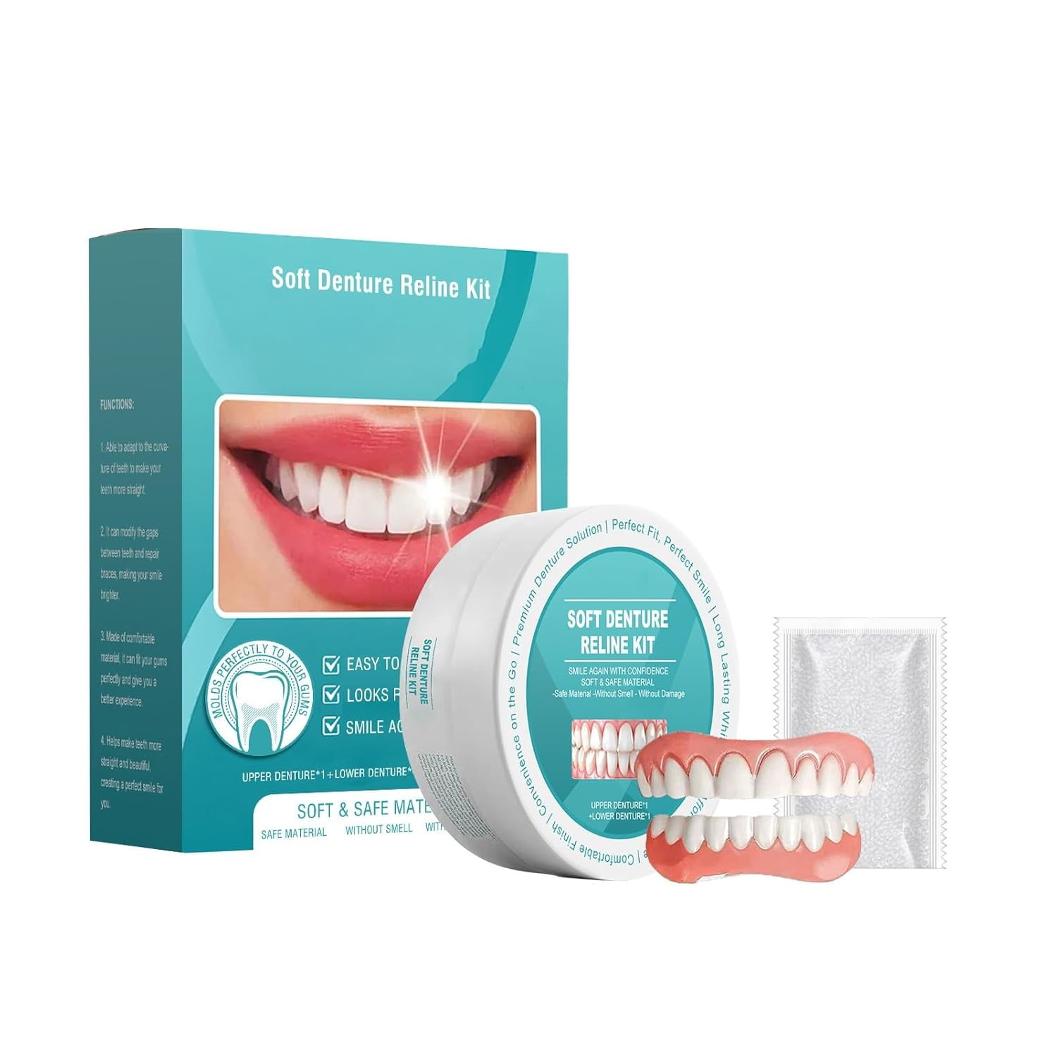 Minceetbien Silicone Reline Denture Set, Minceetbien Dentures ...