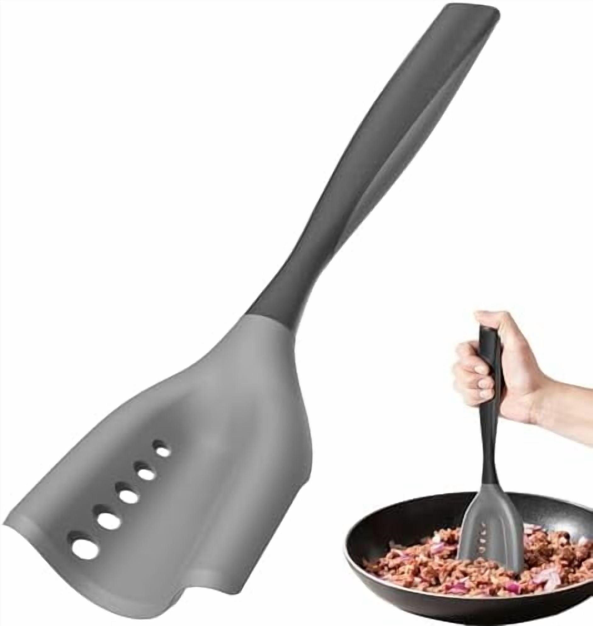 Mincing Spatula Meat Chopper, Hamburger Grinder, Premium Heat Resistant ...