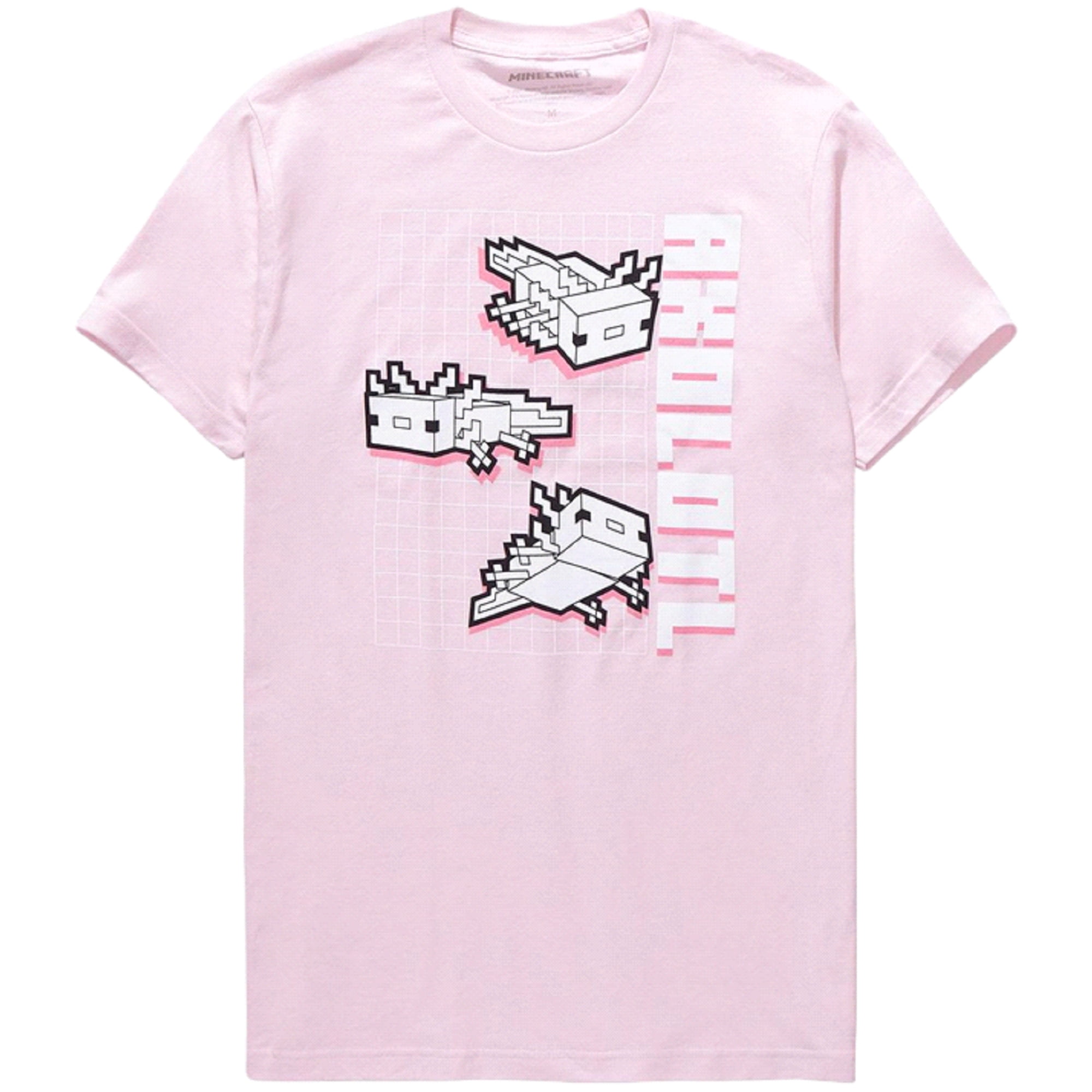 Mincraft Axolotl Men's T-Shirt - (Small) - Walmart.com