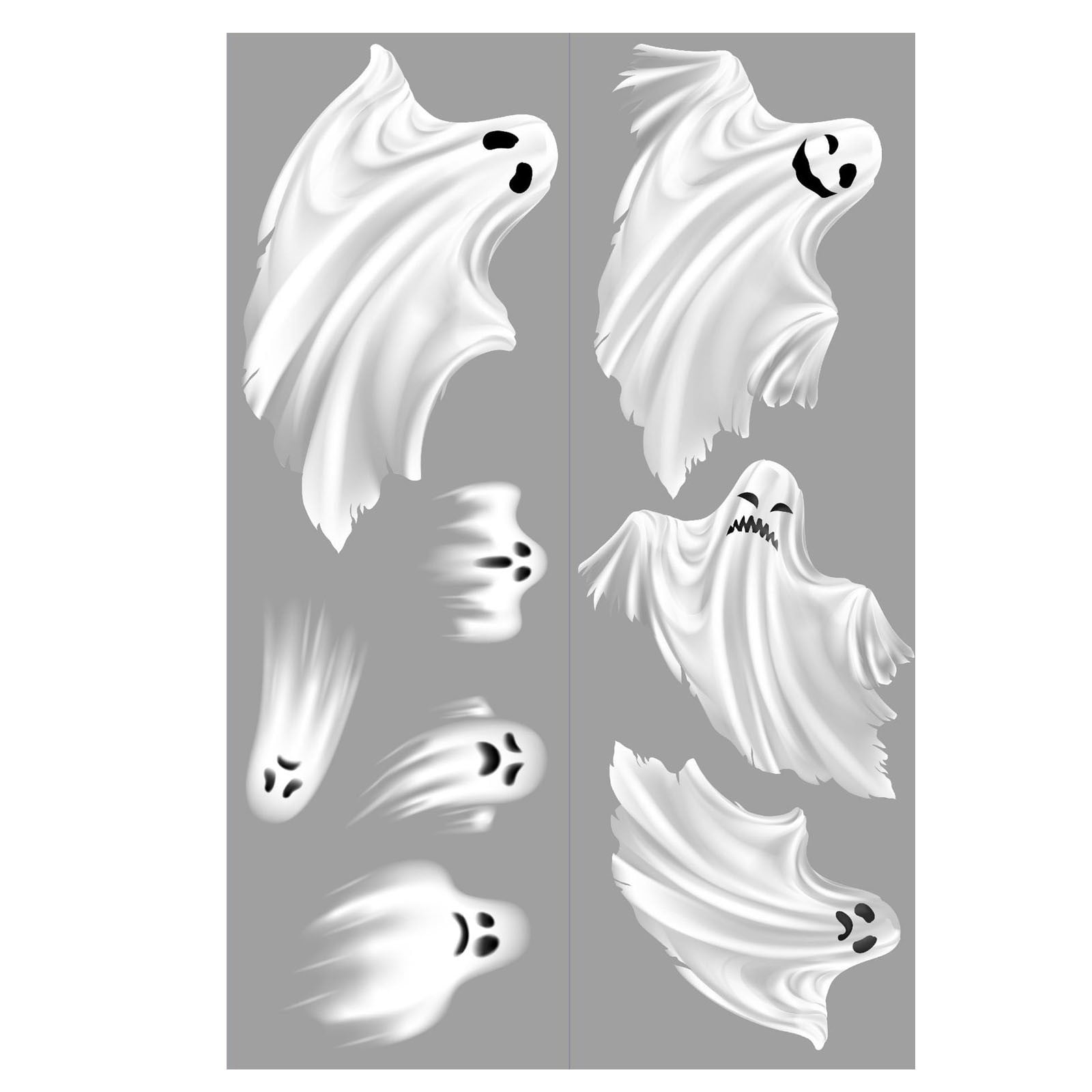 Mincue Halloween Window Clings Stickers Decal Decorations Glass Art ...