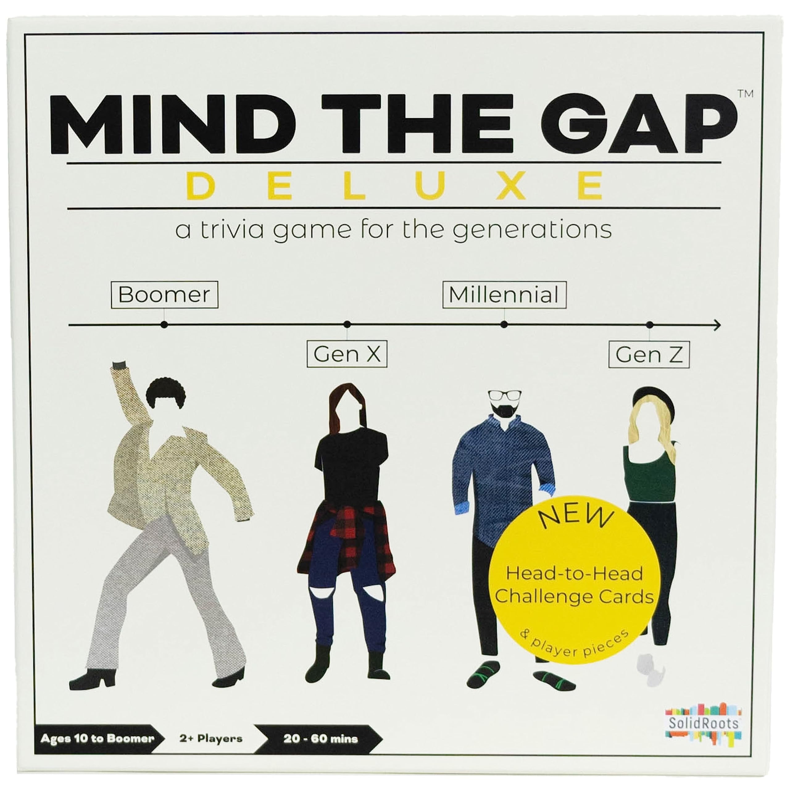 Mind The Gap Deluxe Trivia Game - A Trivia Board Game for The ...