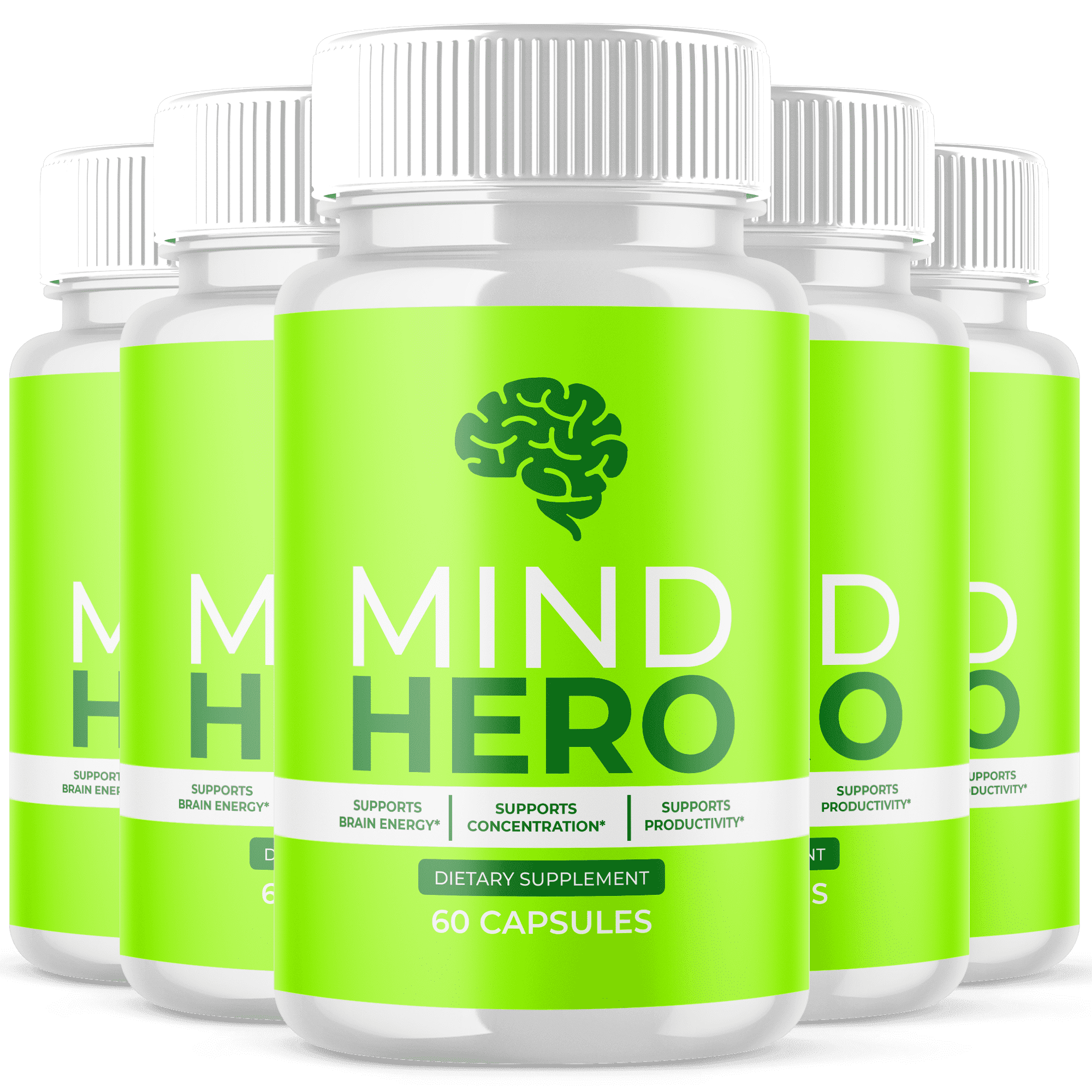 Mind Hero Advanced Formula Brain Support Pills Maximum Strength ...
