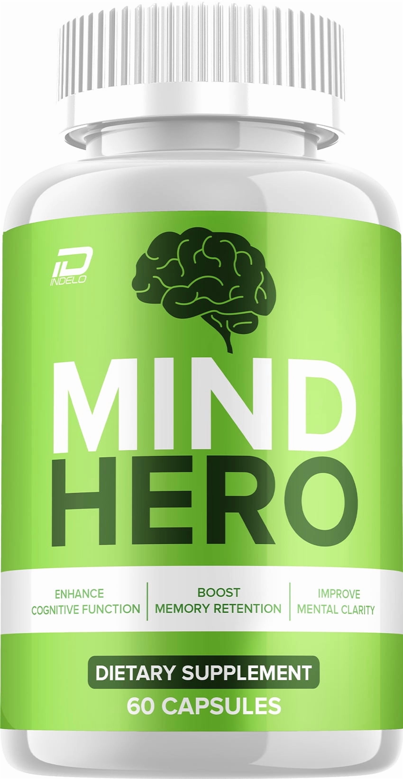 Mind Hero Supplement Capsules – MindHero All Natural Memory Focus Pills ...