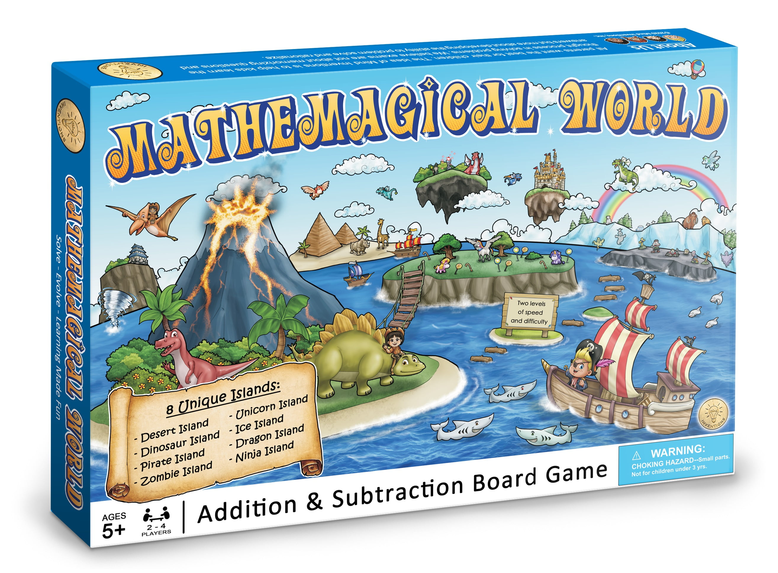 Addition & Subtraction Math Board Game for Kids, Ages 5+: Kindergarten ...