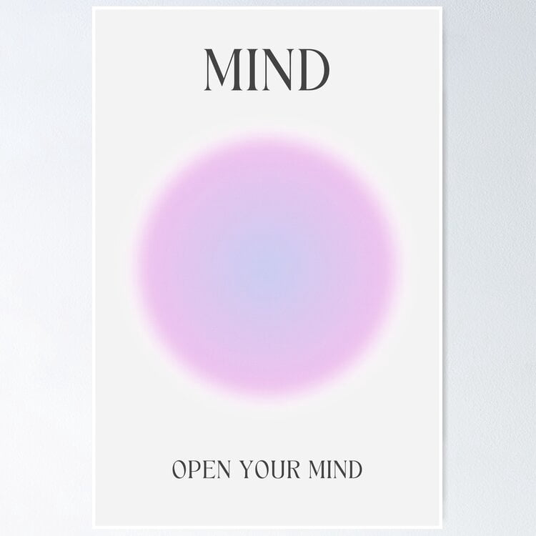 Mind - Mind Body Soul Purple Aura UNFRAMED Poster, 18x24 - Walmart.com
