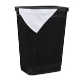 Free Shipping! Mind Reader 60L Slim Laundry Hamper with Lid, Ventilated ...