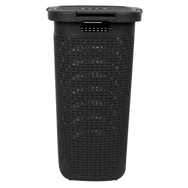 Redmon Contemporary Country Collection Laundry Hamper, Bamboo - Walmart.com