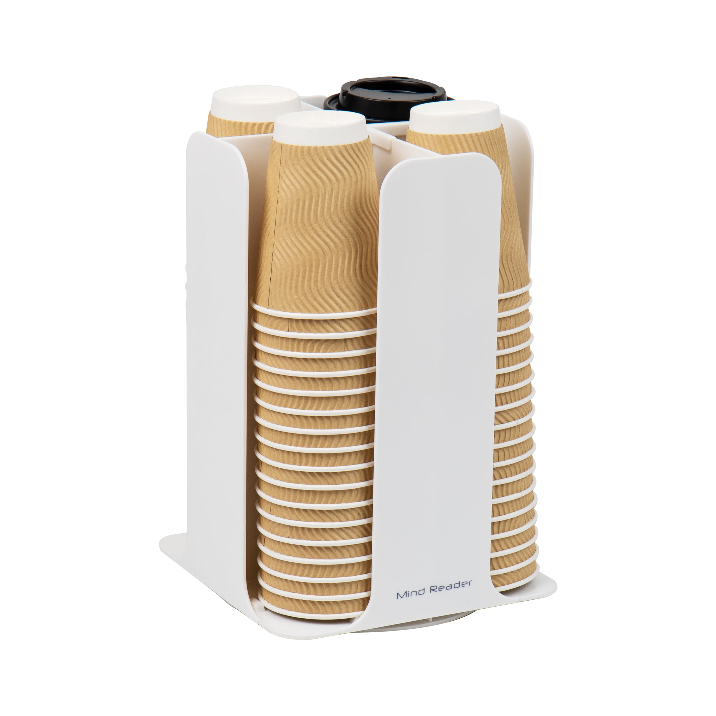 Mind Reader Cup and Lid Carousel, Countertop Org, Coffee Bar, Beverage ...