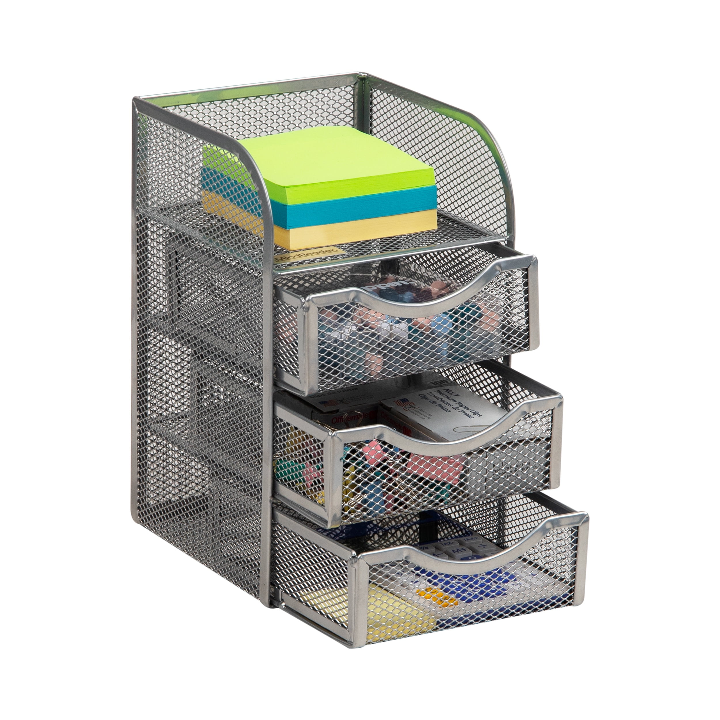 Mind Reader Desktop Accessory Storage, Paper Binder Clip Basket ...