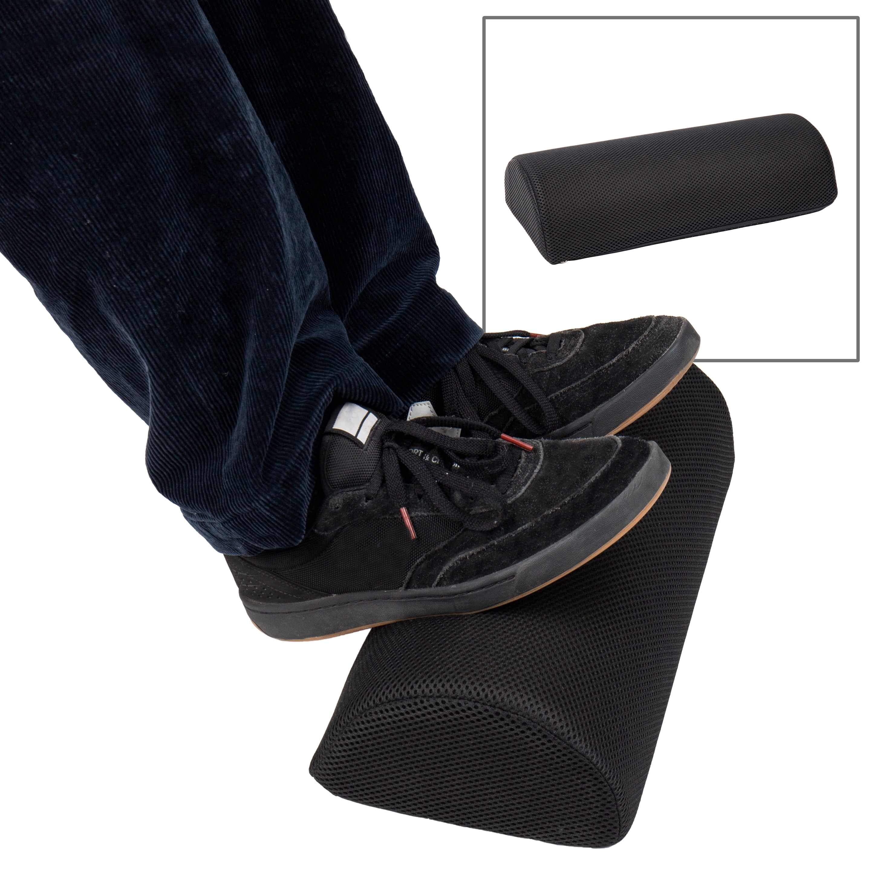 Mind Reader Foot Rest, Under Desk at Work, Ergonomic, Office, Foam, 7.5 ...