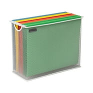 Safco, SAF2170BL, Onyx Steel Mesh Desktop File Box, 1 Each, Black ...