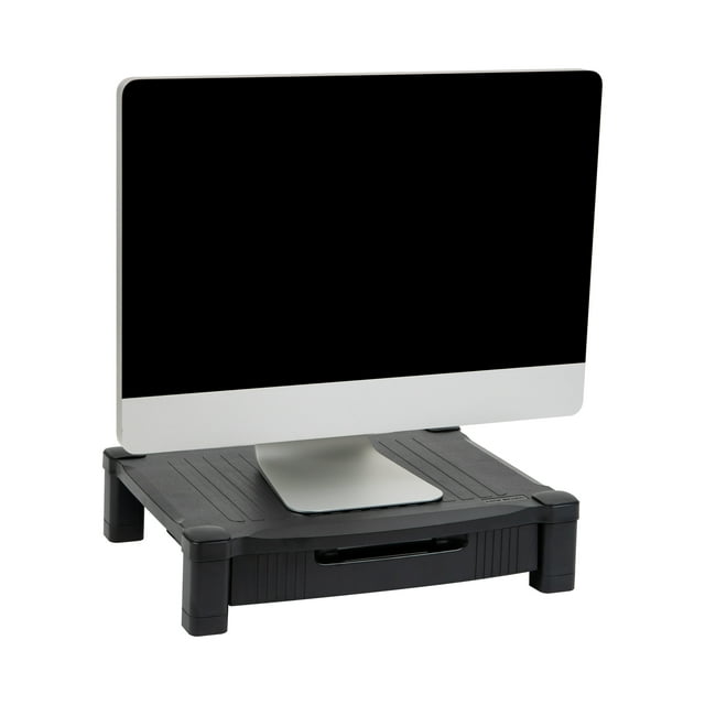 Mind Reader Monitor Stand, Storage Drawer, Desktop Organizer, Laptop ...