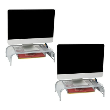 Mind Reader Large Dual Monitor Stand for Computer Screens, Riser ...