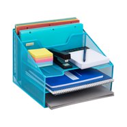 Printer Stands with Storage, 2-Tier Paper Desk Organizer for Home ...