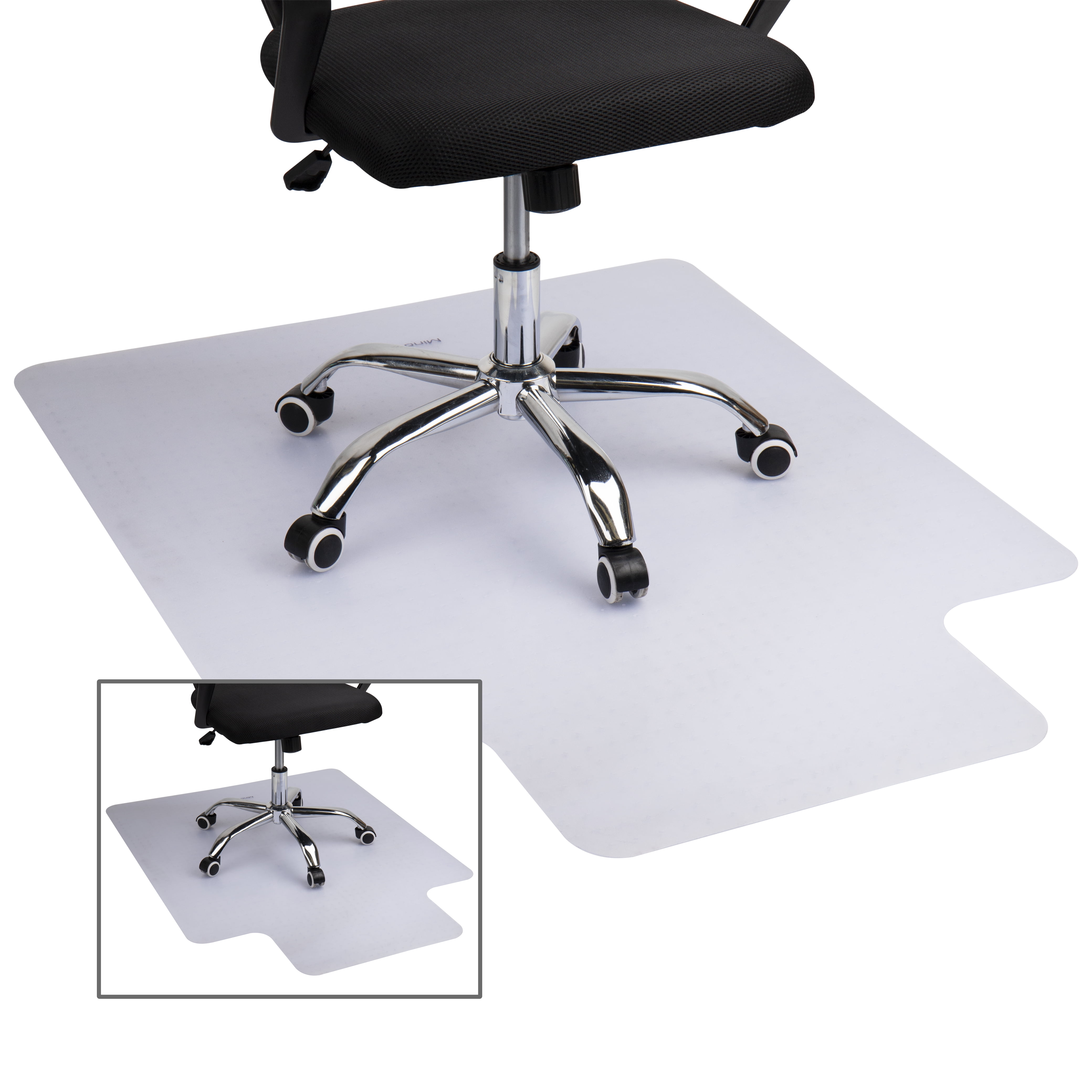 Free Shipping! Mind Reader Office Chair Mat for Low Pile Carpet, PVC ...