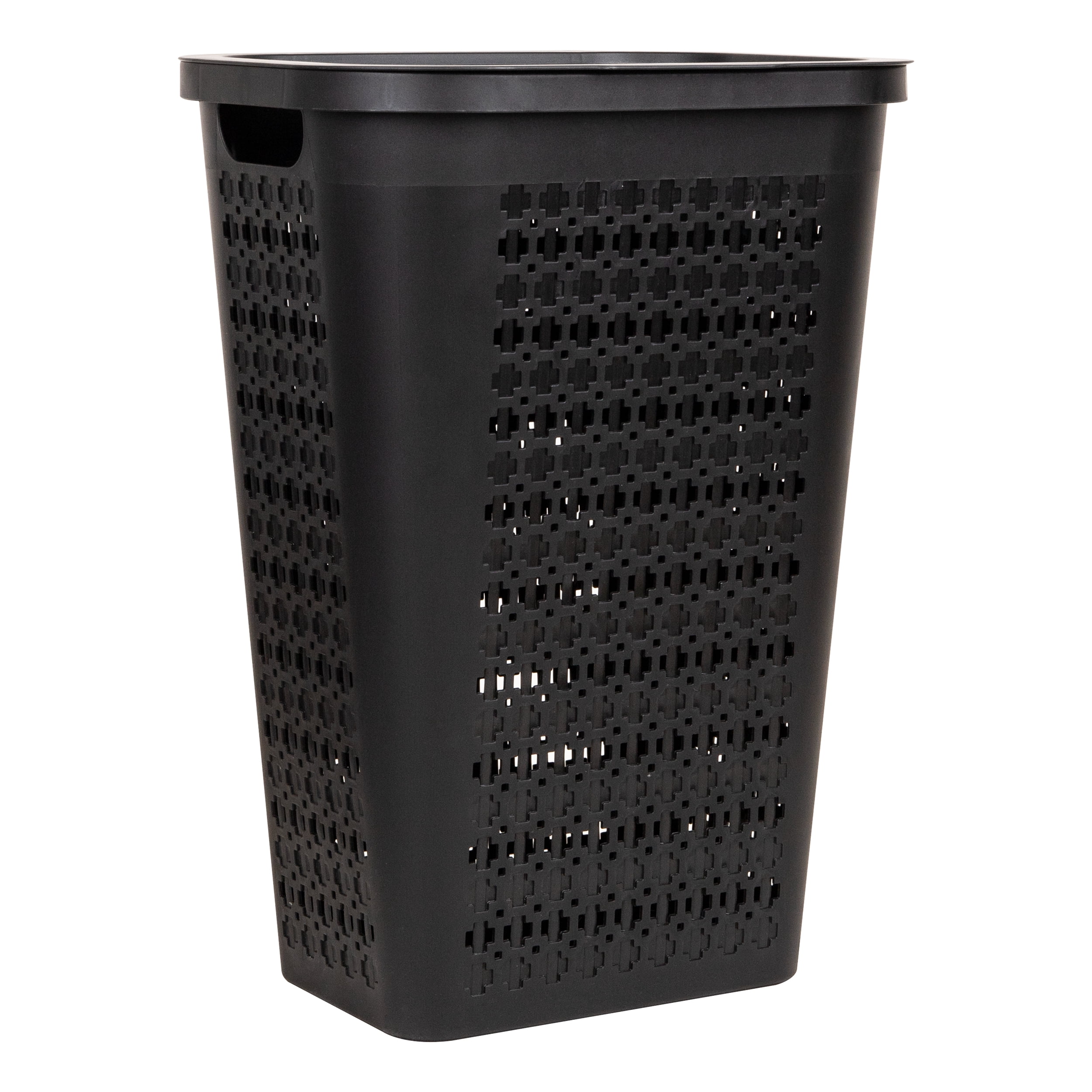 Mind Reader Slim Tapered Laundry Hamper with Lid, Clothes Basket with ...