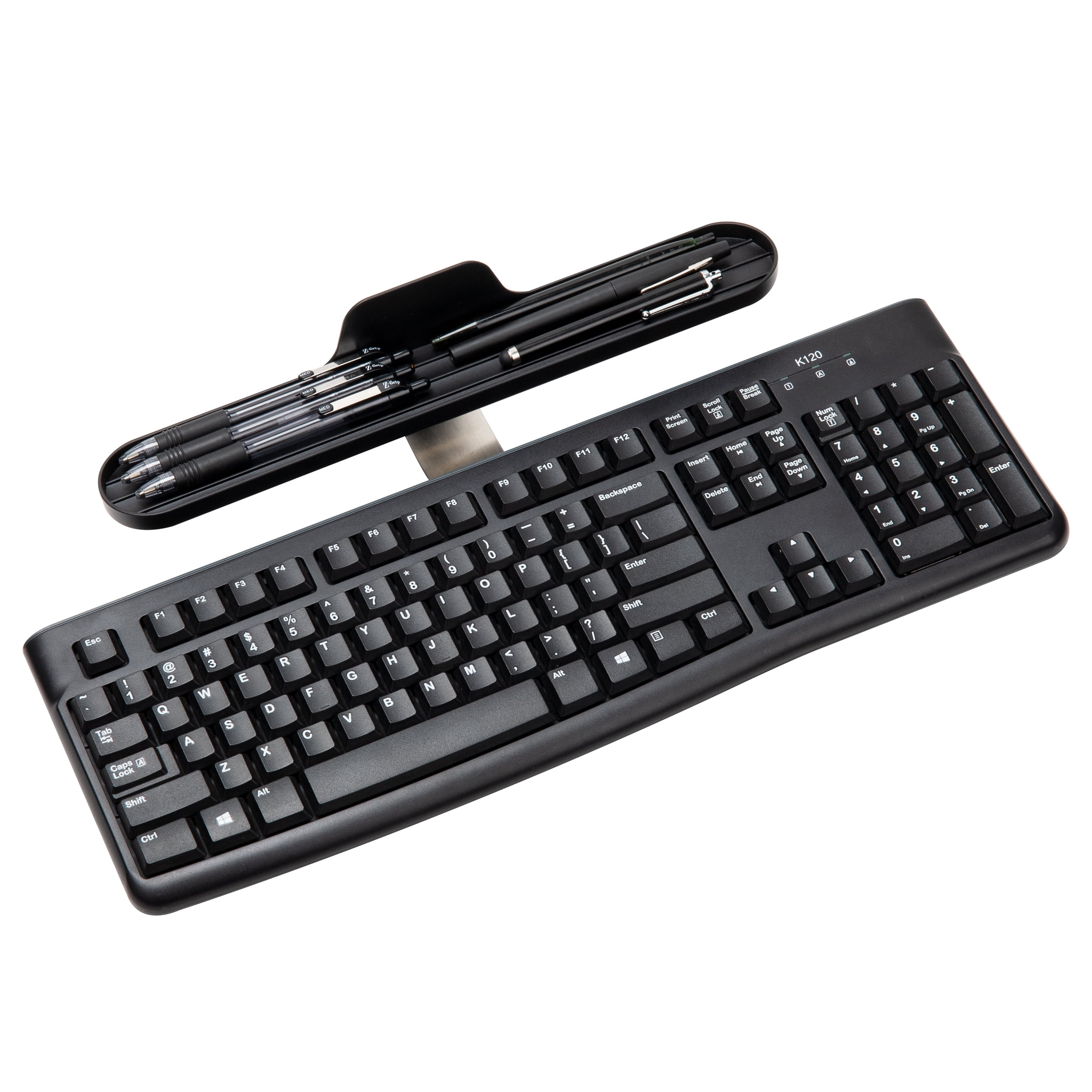 Mind Reader Under Over Keyboard Storage Organizer Stand Shelf with Anti ...