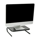 Mind Reader Vented 11 x 14.5 x 4.5 Metal Monitor Stand, Black - Walmart.com