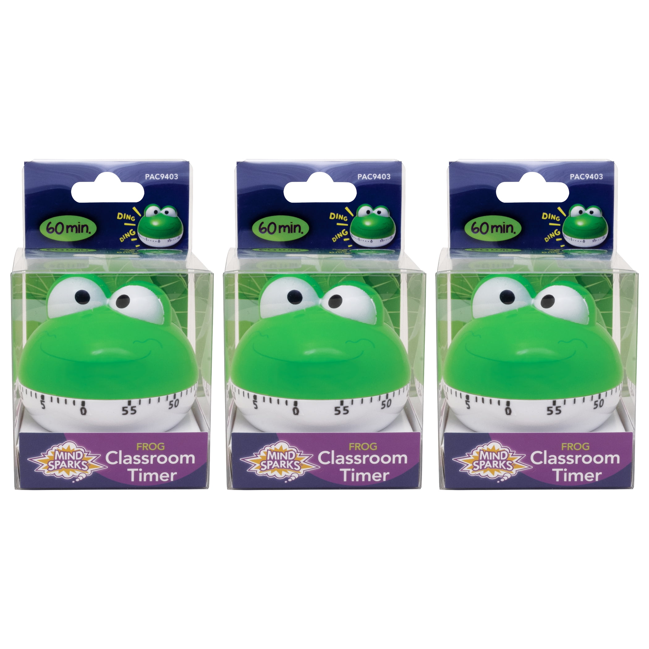 Mind Sparks Classroom Timer Frog, Frog, Approx. 2-1/4" Height, Pack of ...