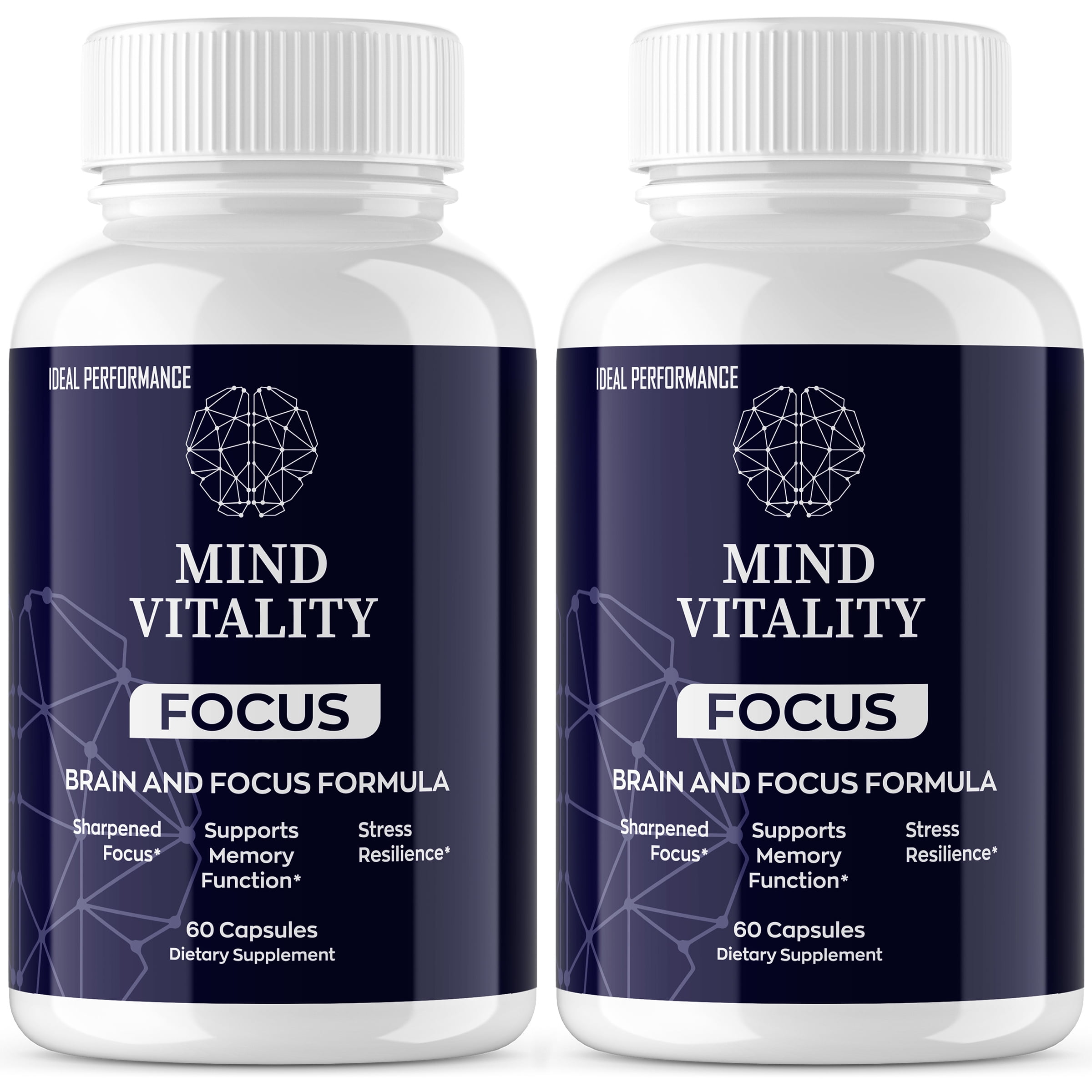 Mind Vitality Focus - Dietary Supplement for Focus, Memory, Clarity ...