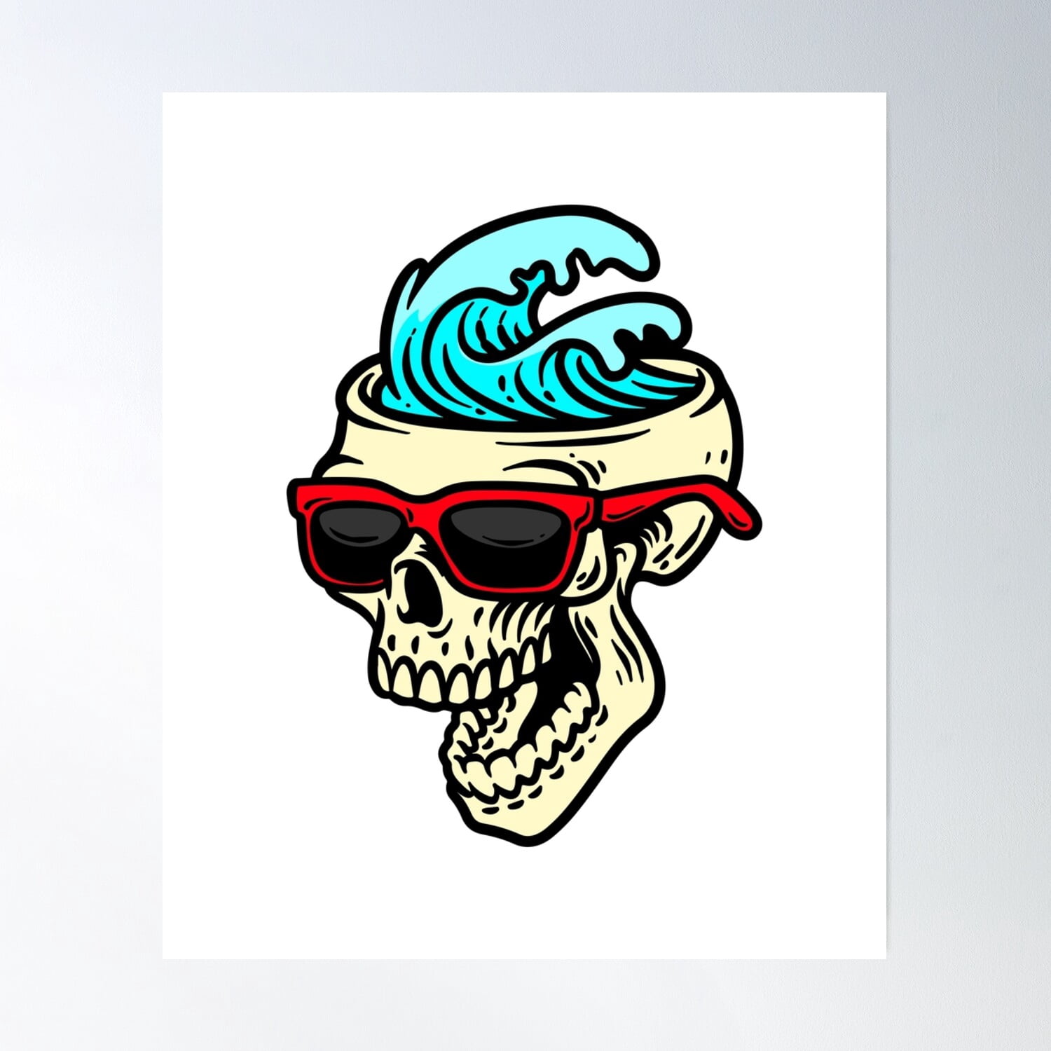 Mind Waves Poster Wall Art, Modern Wall Decor, 12x18 UNFRAMED - Walmart.com