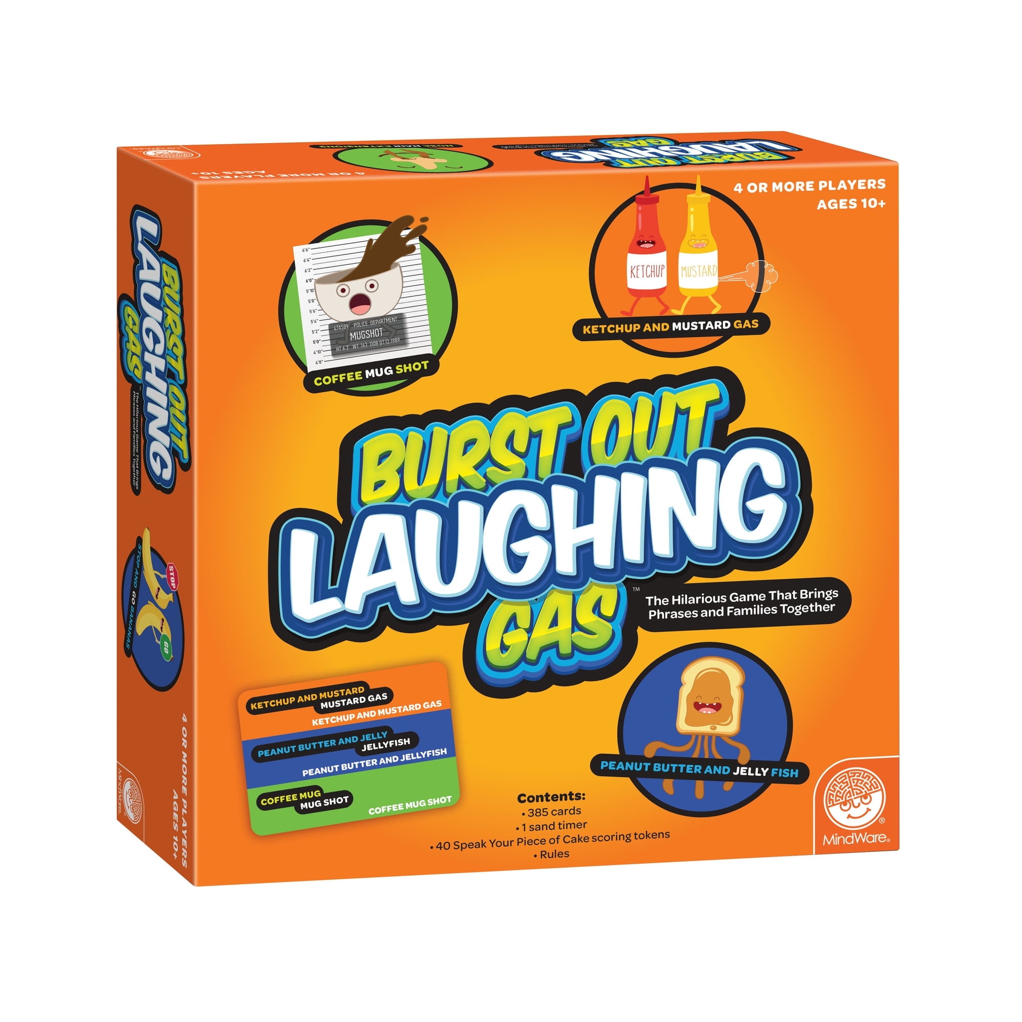 MindWare Burst Out Laughing Gas Family Game Night Favorite, Card Games ...