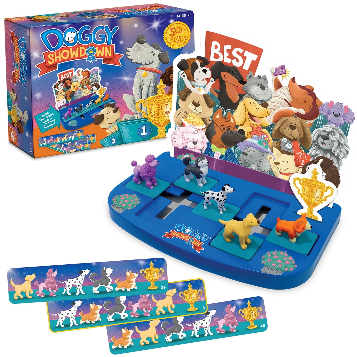 MindWare Doggy Showdown Logic Game, Single Player Puzzle Game, Portable ...