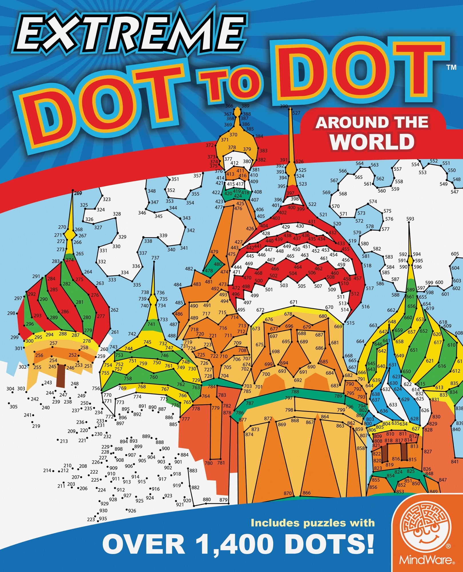 MindWare Extreme Dot to Dot: Around the World - Brain Games Activity ...