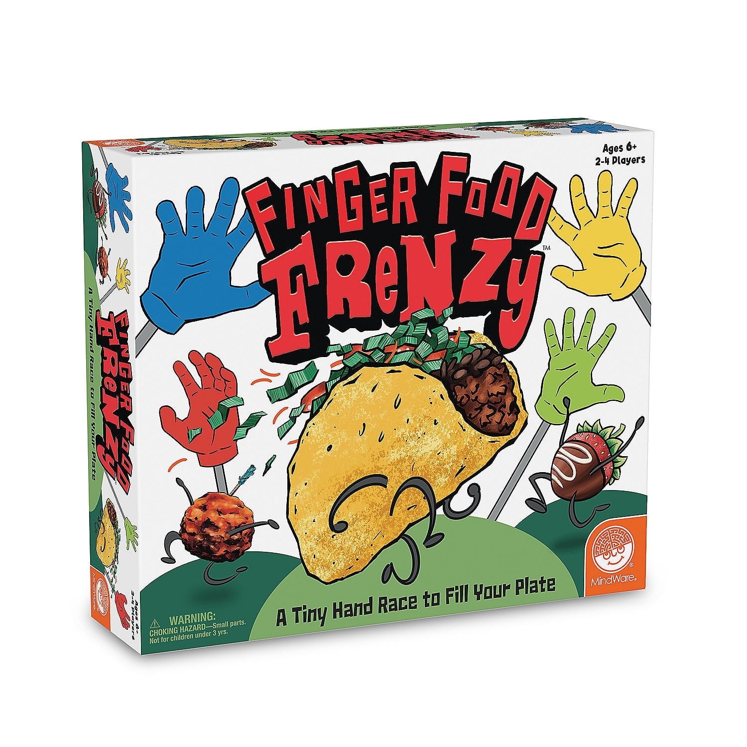 MindWare Finger Food Frenzy Family Board Game, Classic Strategy Board ...