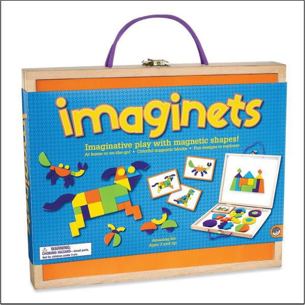 MindWare Imagination Patterns, 42 Brightly Colored Wooden Magnetic ...