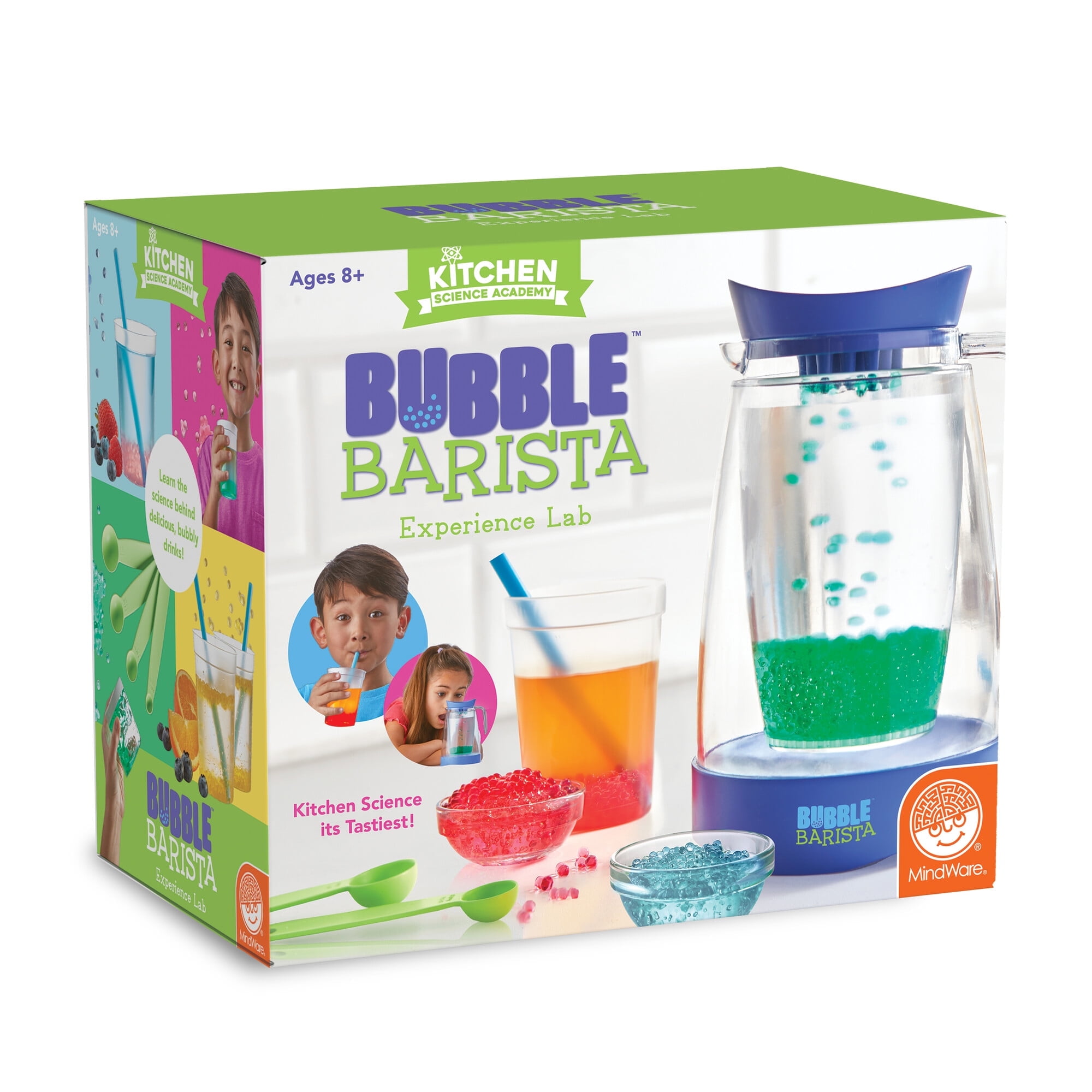 MindWare Kitchen Science Academy Bubble Barista Kit, Innovative Drink ...