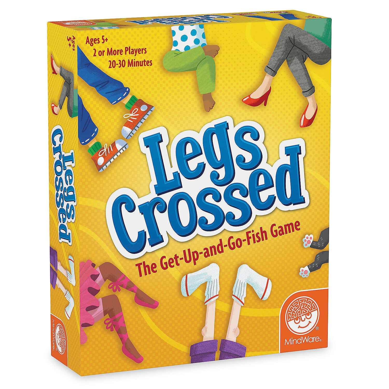 MindWare Legs Crossed - The Silly Get-Up & Go-Fish Card Game For Kids & Adults - Walmart.com