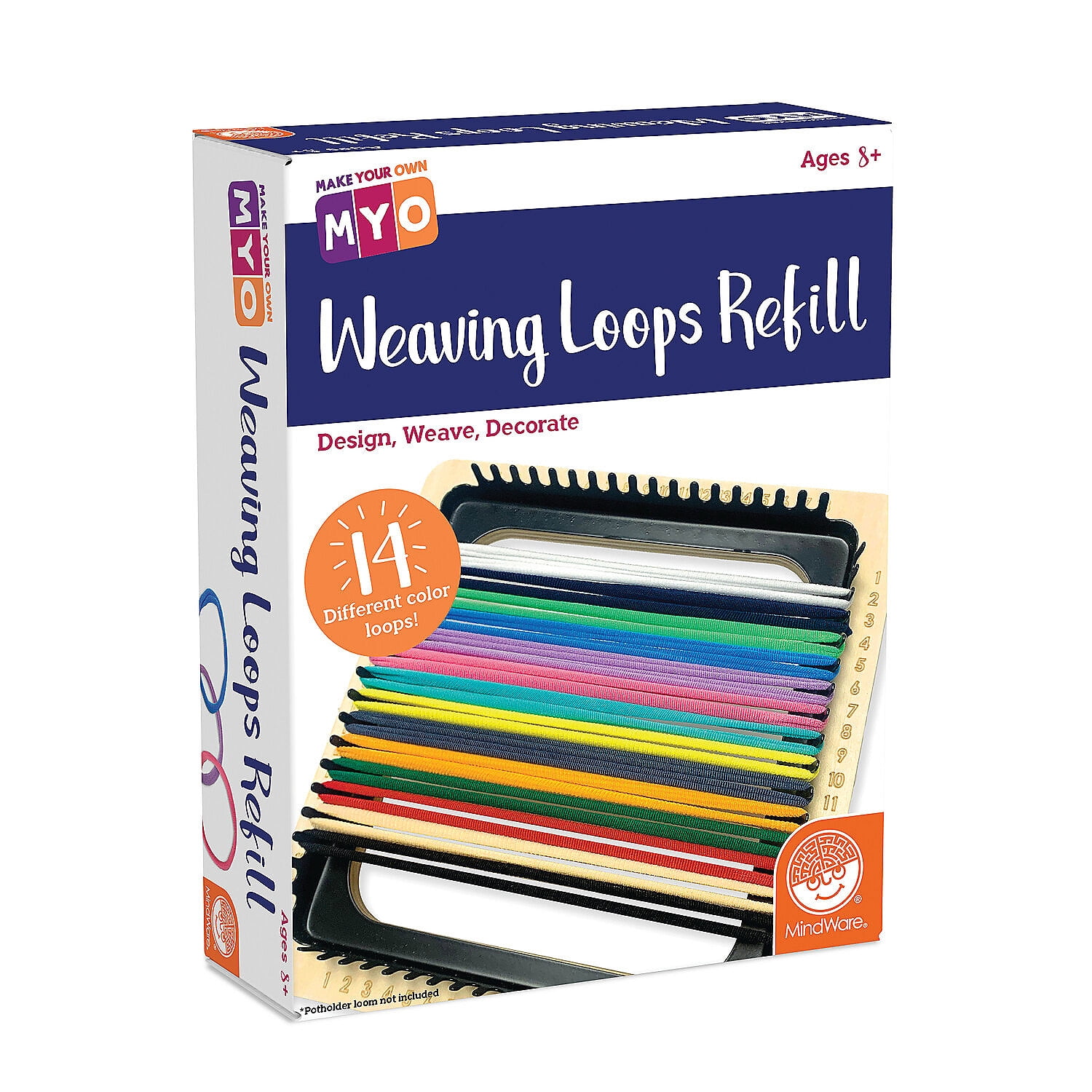 MindWare Make Your Own Weaving Loops Refill Kit - Ages 8 and up ...