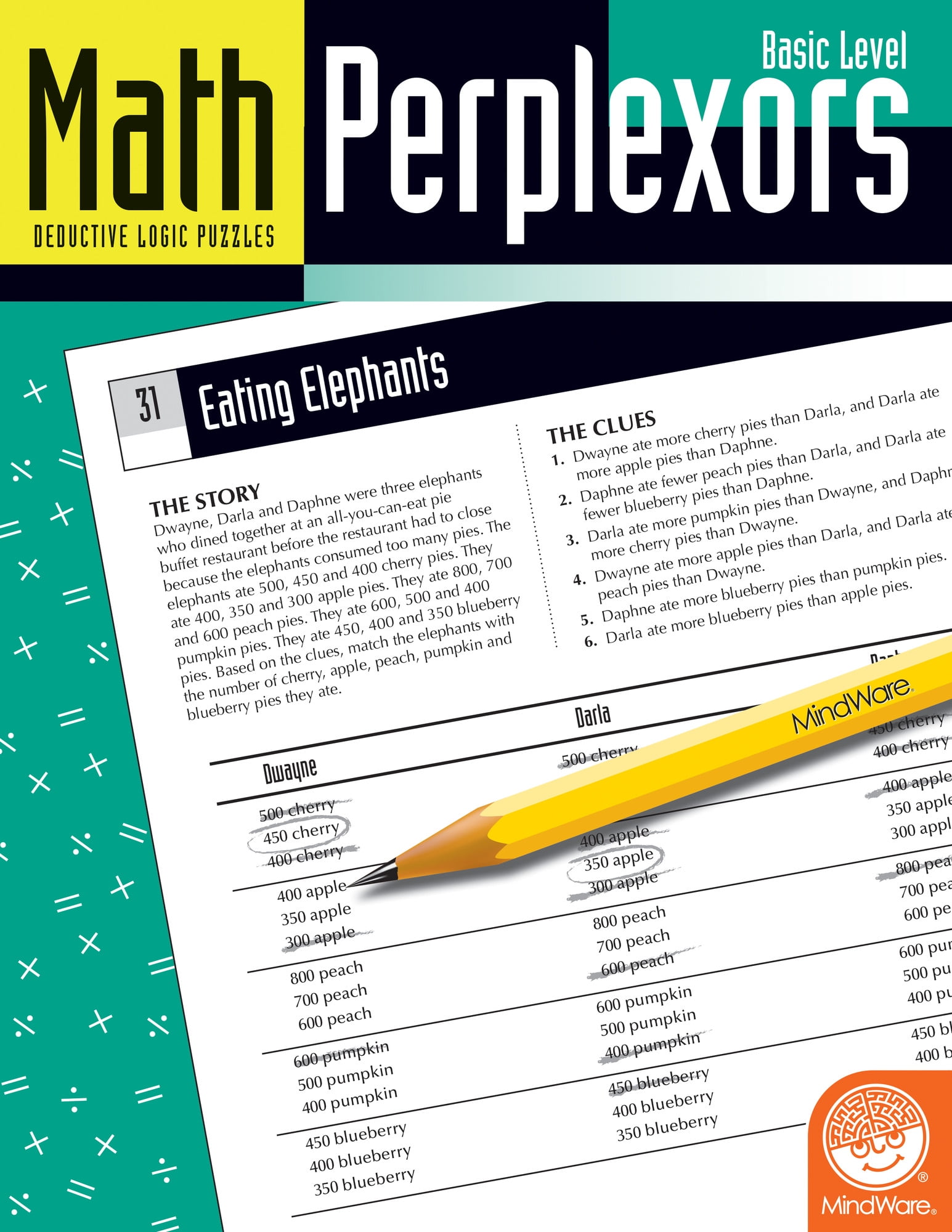 MindWare Educational Math Perplexors: Basic Level Learning Game - 50 ...