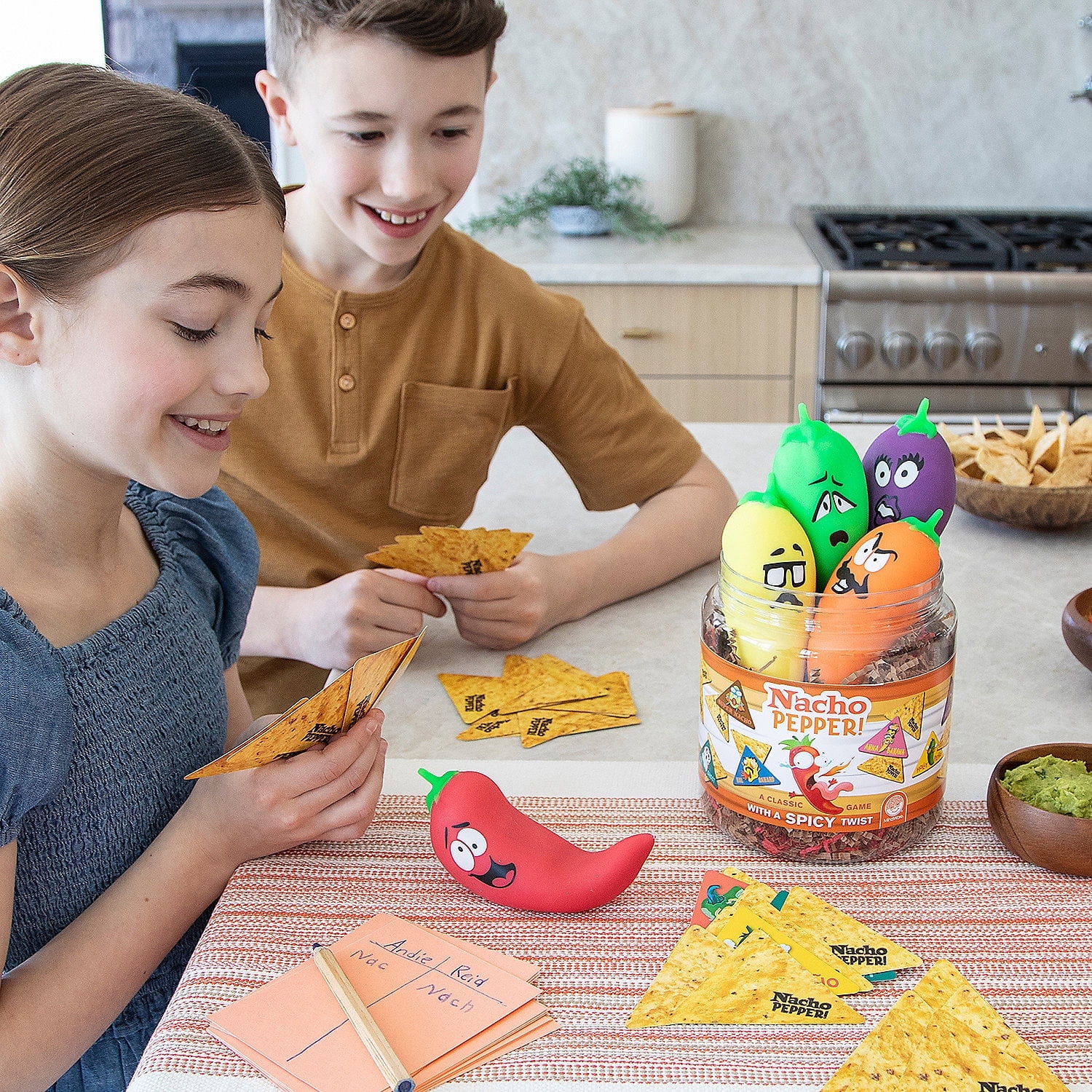 MindWare Nacho Pepper! Fast-Paced Match & Grab Family Card Game, Ages 6 ...