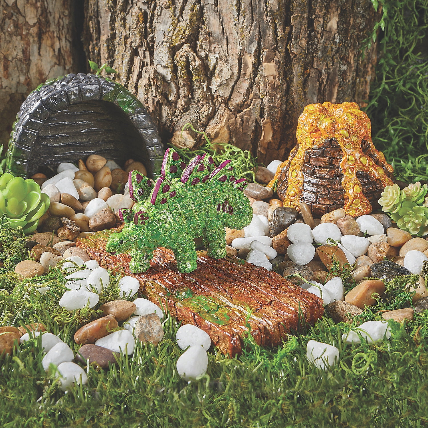 MindWare Paint Your Own Stone set: Dinosaur Garden - Walmart.com