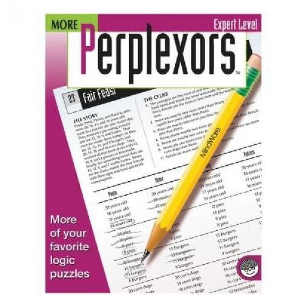 mindware - perplexors: expert level - 50 logic puzzles - great for ...