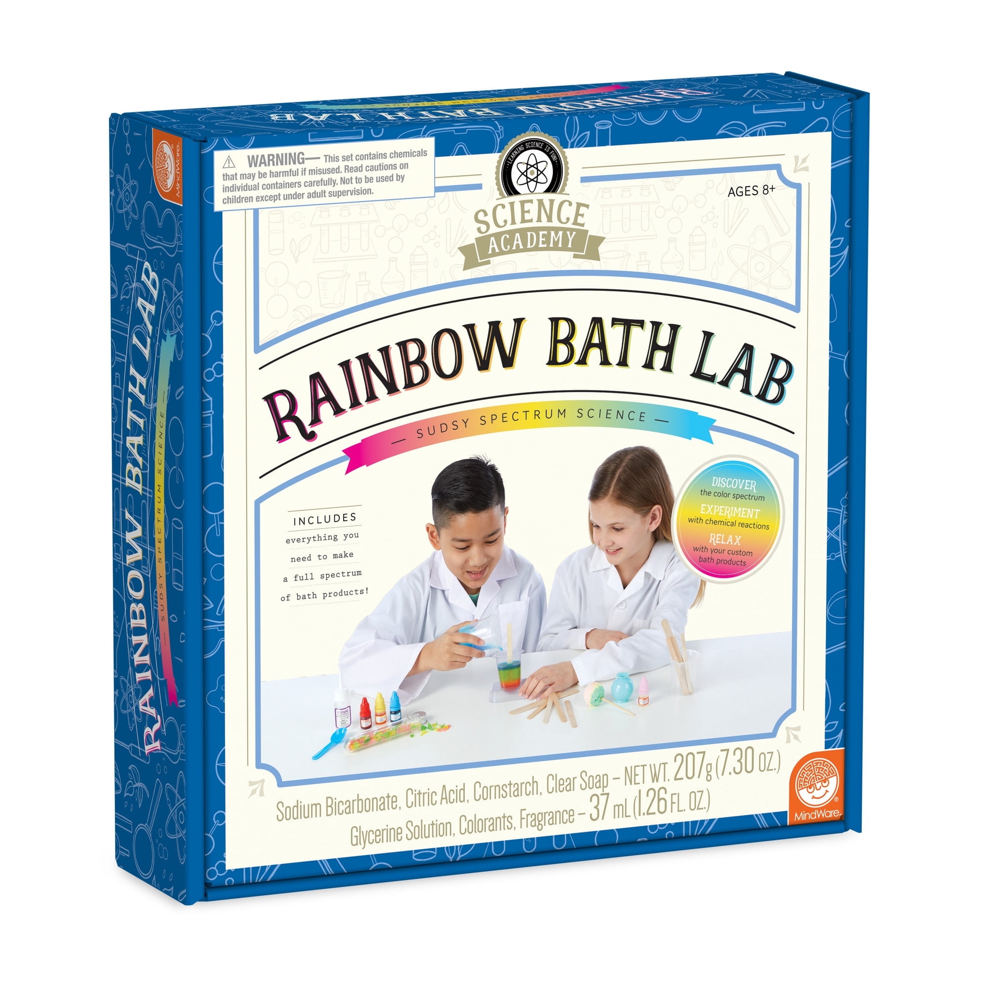 MindWare Science Academy Rainbow Bath lab, Kids & Teens Create 3 Bath ...