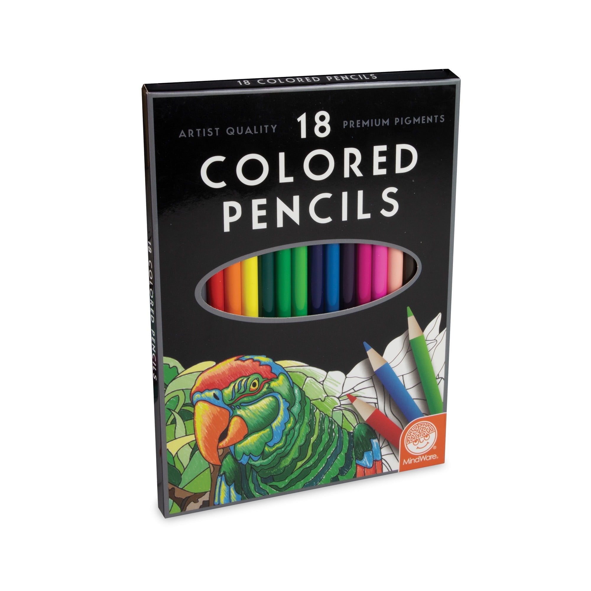 MindWare Artistic Quality Colored Pencils: Set of 18 for Soft Blend Art ...