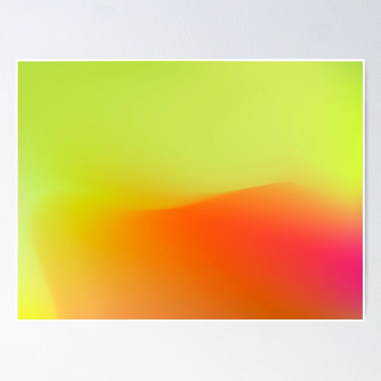 Mindaro Dune | Mesh Color Gradient UNFRAMED Poster, 16x24 - Walmart.com